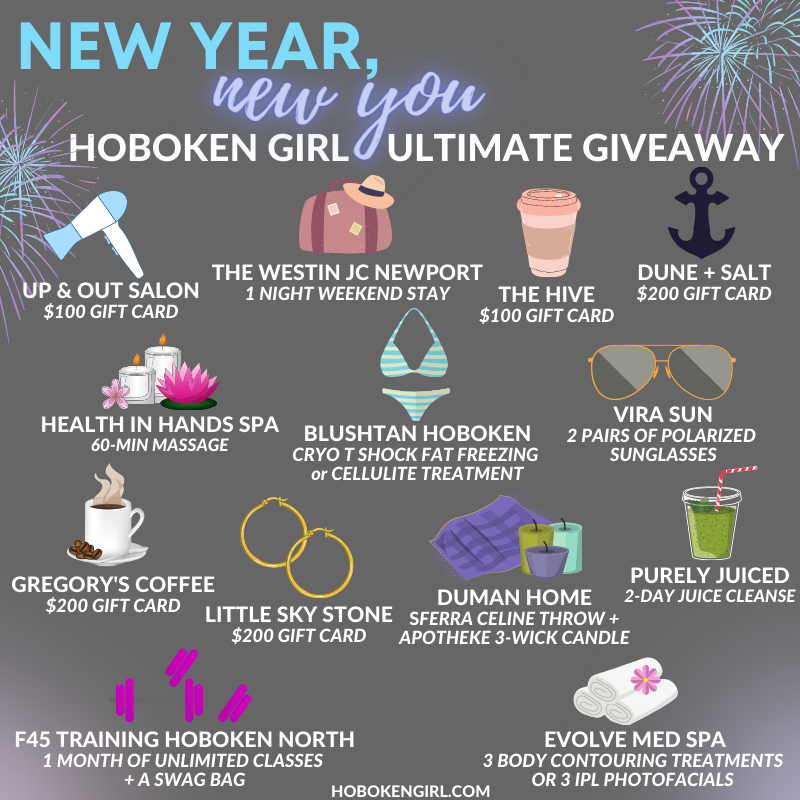 New Year, New You Ultimate Giveaway 2021: January 4th - Hoboken Girl