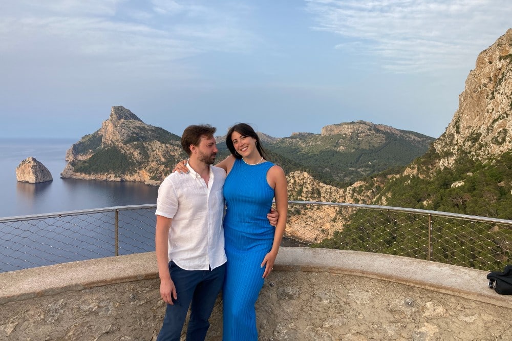 This Jersey City Couple Got Engaged in Mallorca, Spain - Hoboken Girl