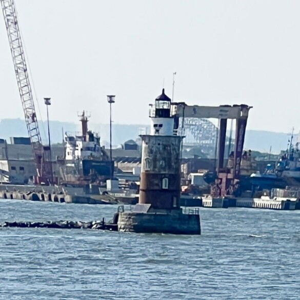 The History of Robbins Reef Lighthouse in Bayonne - Hoboken Girl