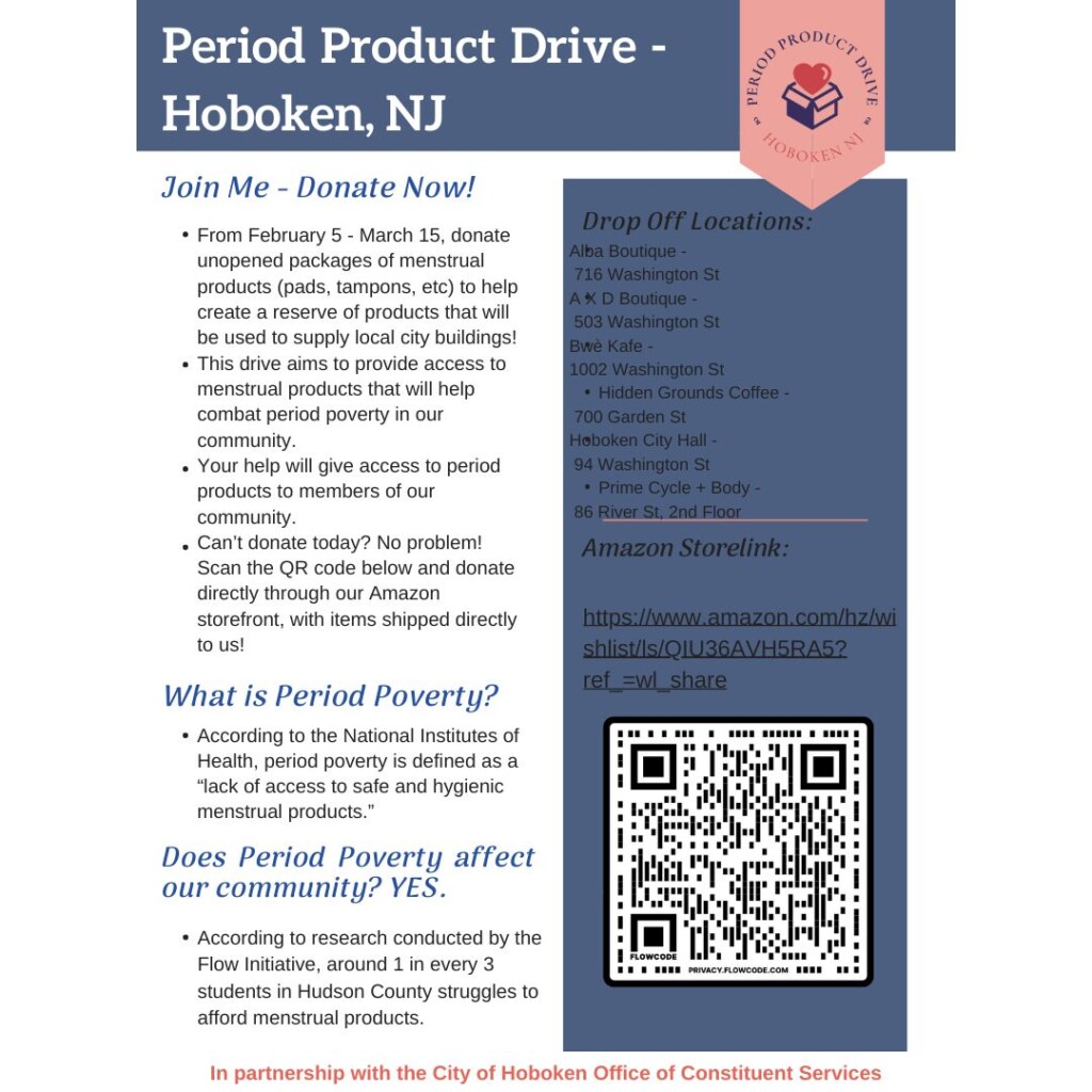 This High School Student Started a Local Period Drive in Hoboken ...